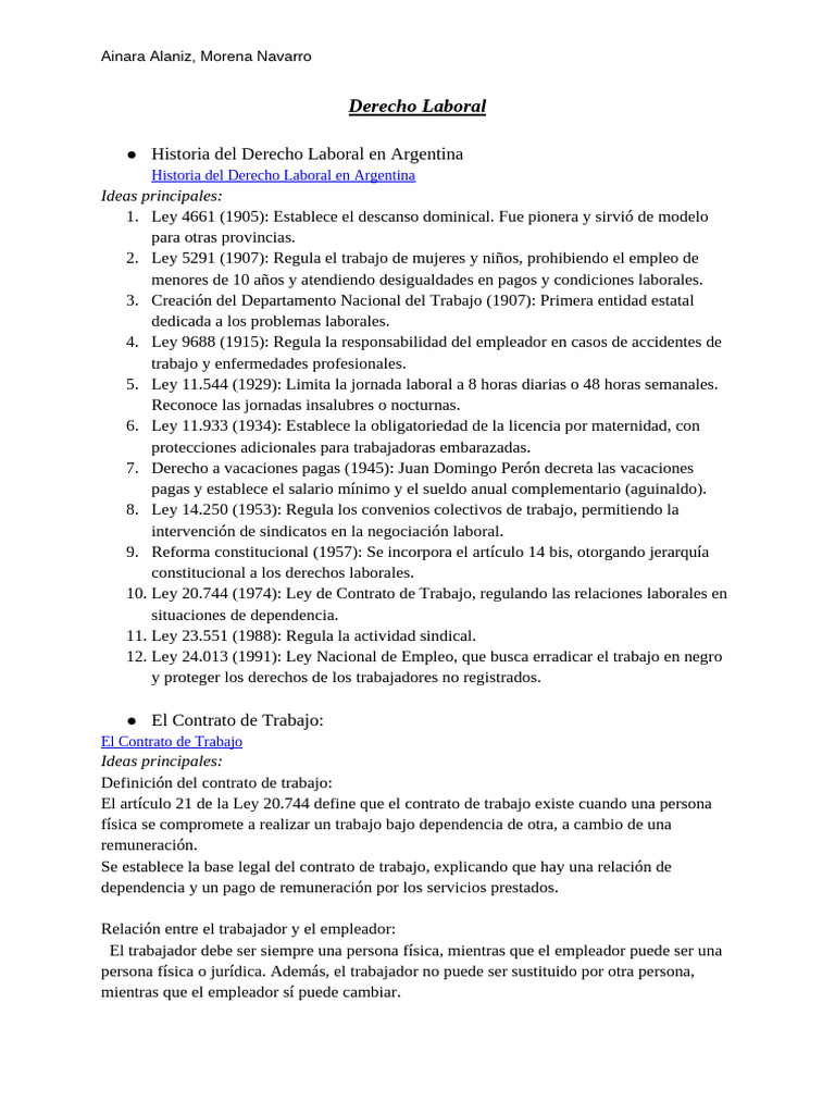 Derecho Laboral | PDF | Derecho laboral | Salario