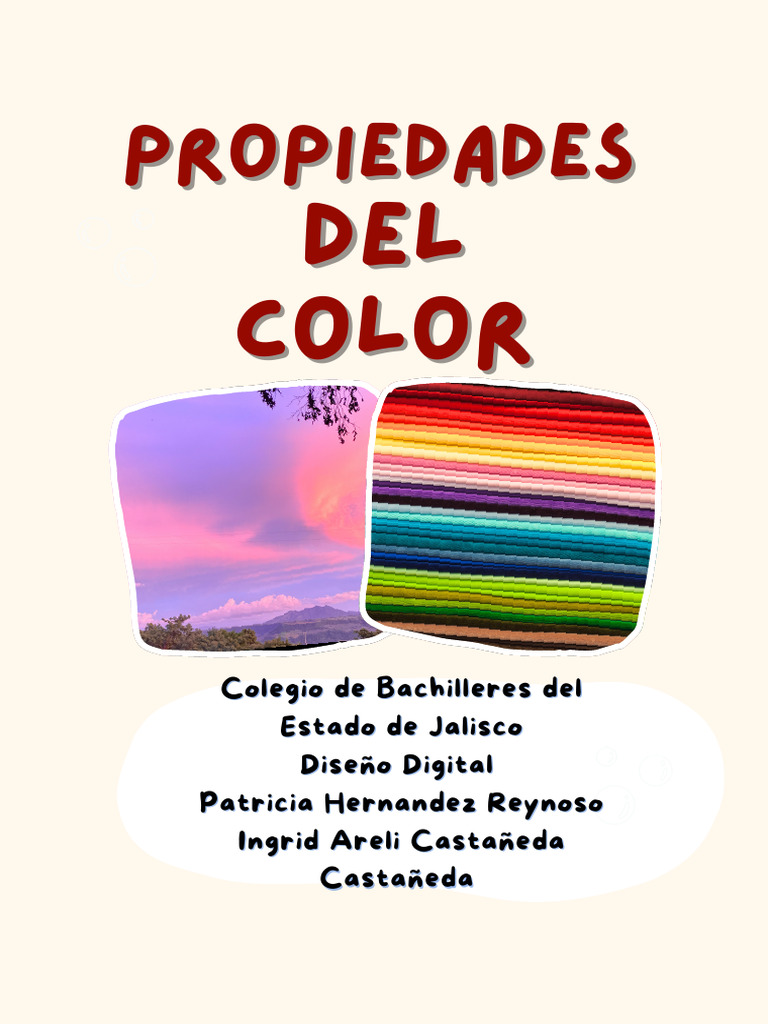 Propiedades Del Color. Ingrid Areli Castañeda Castañeda | PDF | Color ...
