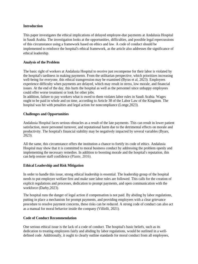 Assignment Activity Unit 6 | PDF | Employment | Leadership