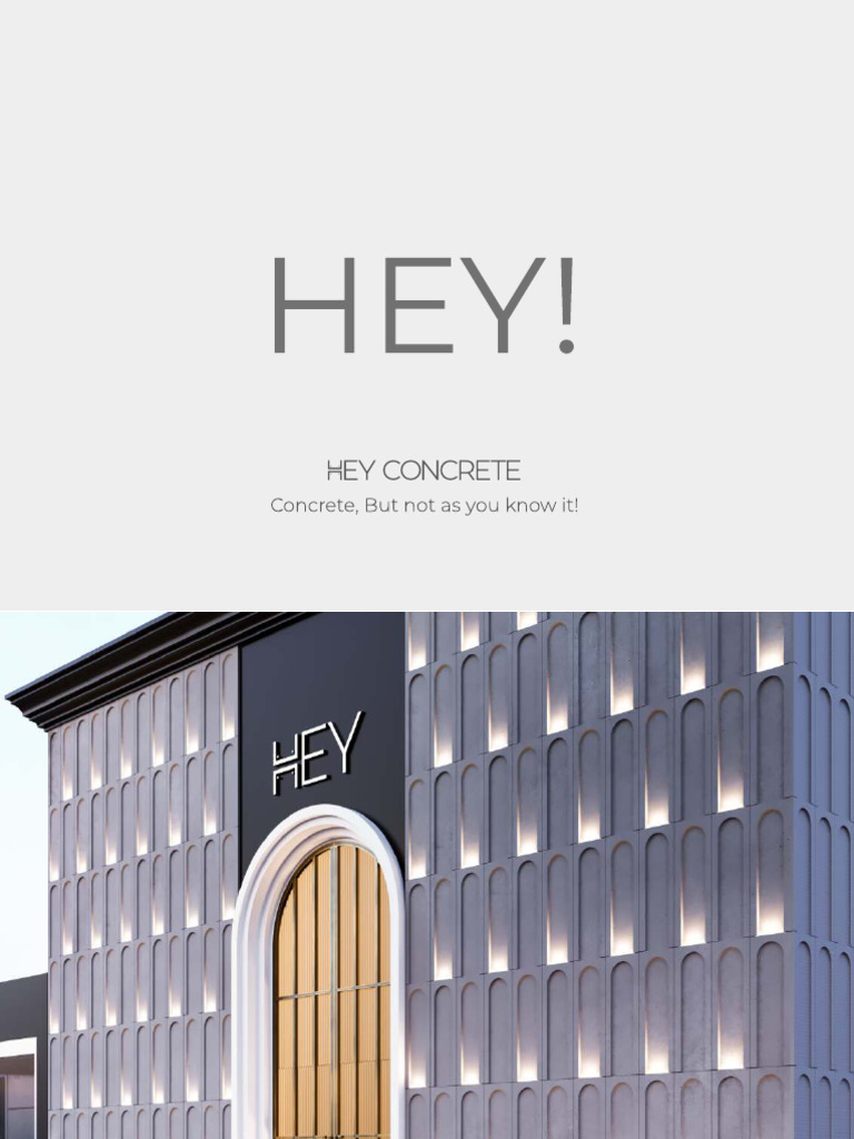Hey Concrete Brochure J | PDF