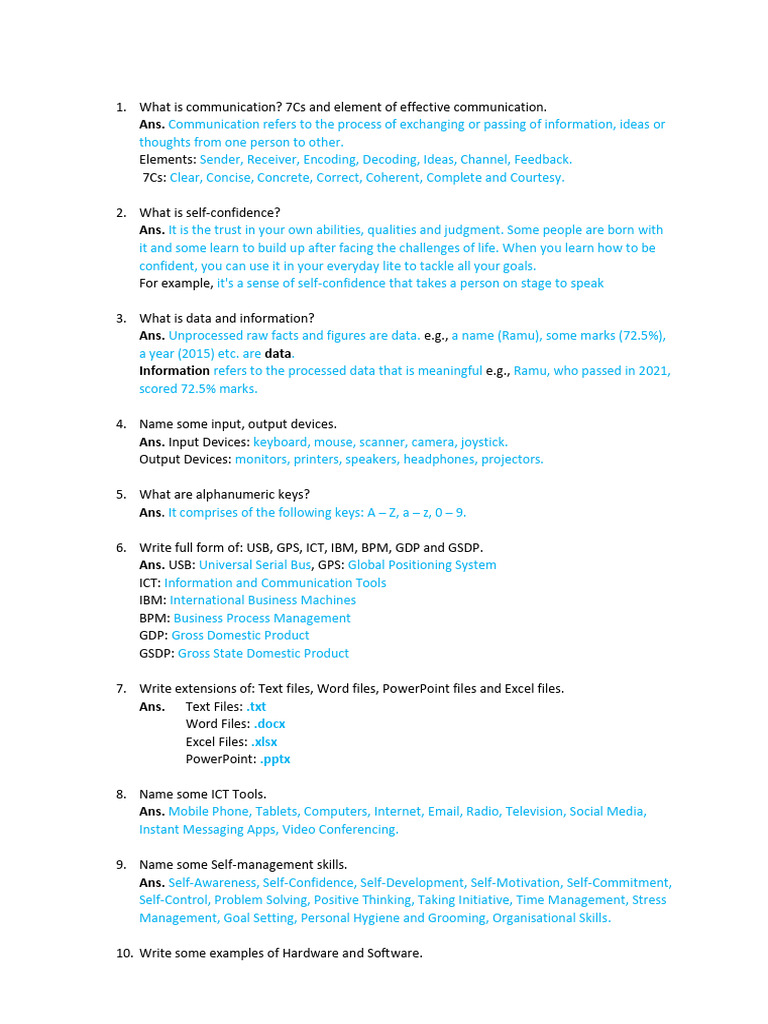 Term II Exam Questions Overview | PDF