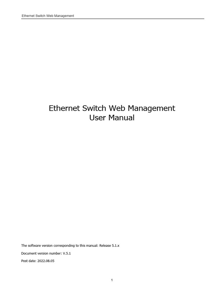 Industrial-Switch-WEB-User-Manu - kolan | PDF | Computer Network ...