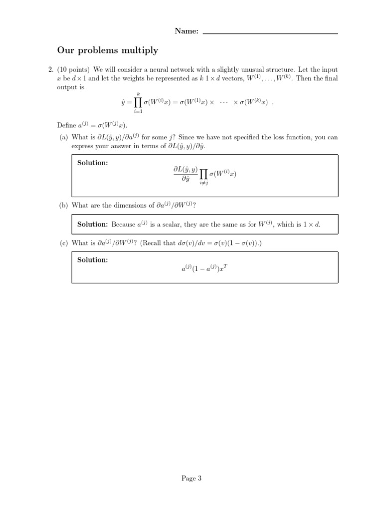 f18 Final q2 Solution | PDF