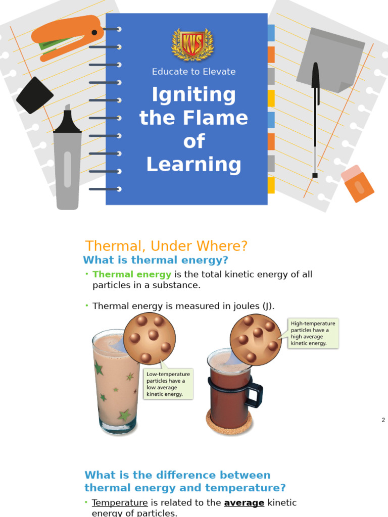 Understanding Thermal Energy and Heat | PDF | Heat | Temperature
