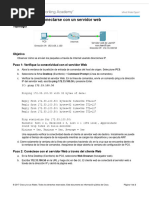 Como Configurar Un Servidor Web en Packet Tracer | PDF