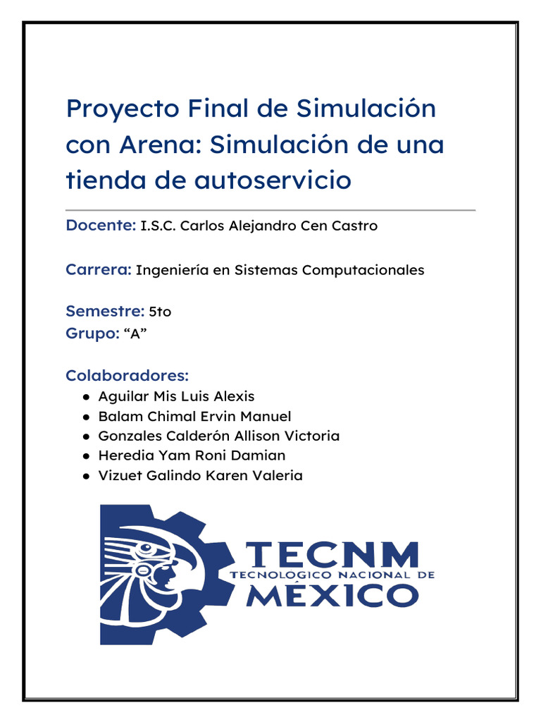 Sim - Proyecto Final Ori | PDF | Simulación | Software