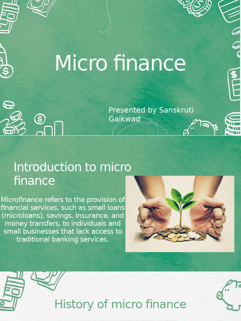 (Micro finance) | PDF