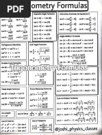 Trigonometric Formulas ALL IN ONE | PDF | Trigonometric Functions | Euclidean Plane Geometry