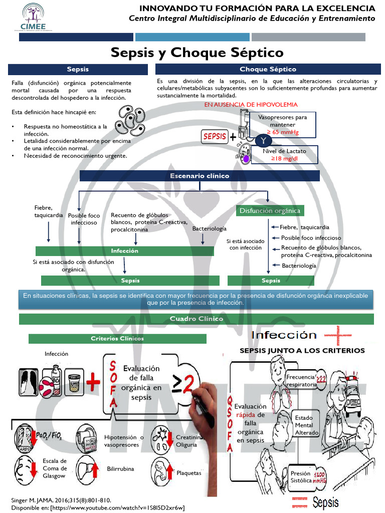 02.-Sepsis y Choque Septico Evlreconv | PDF | Septicemia | Enfermedades ...
