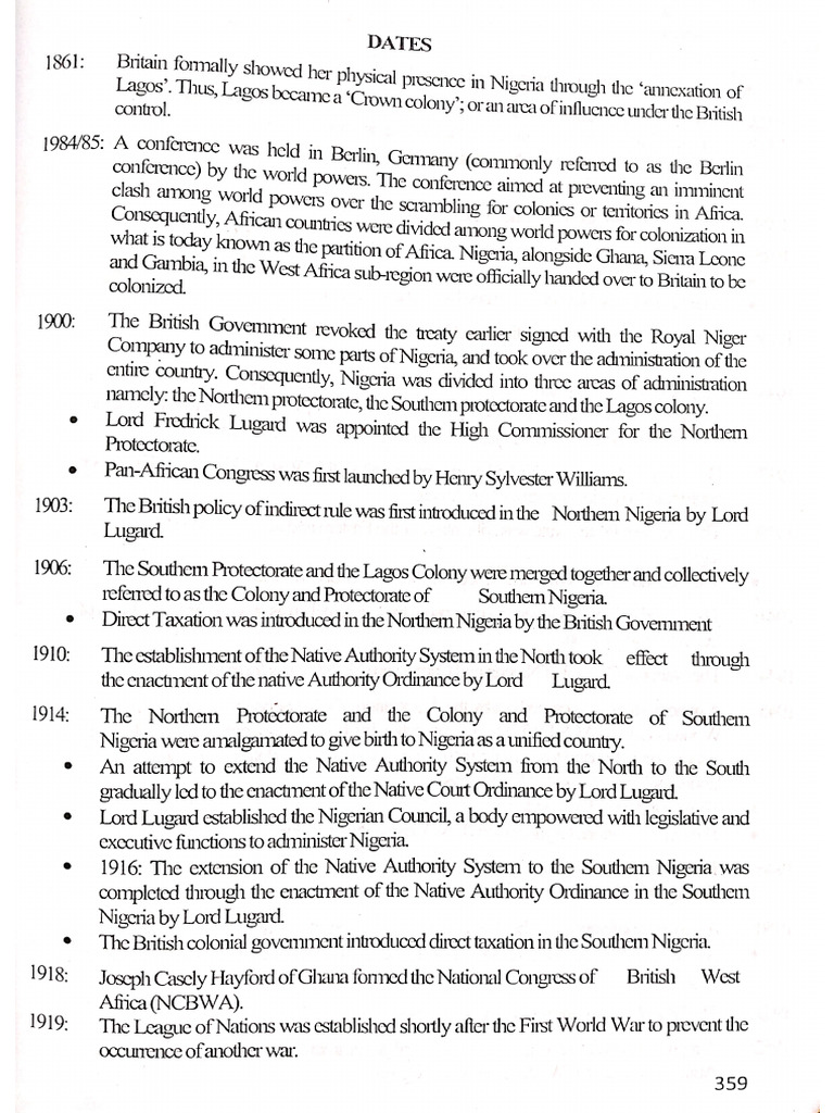 Important Dates in Government | PDF