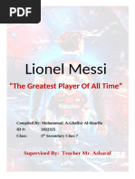 Messi: Life, Career, and Impact | PDF | Lionel Messi | Sports