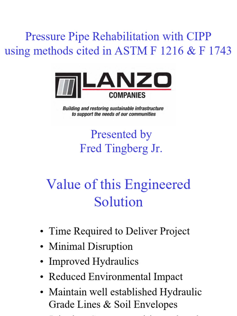 pressure-pipe-with-cipp | PDF | Materials | Building Engineering