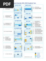 SLU Academic Calendar 2025-2026 | PDF | Academic Term | Academia