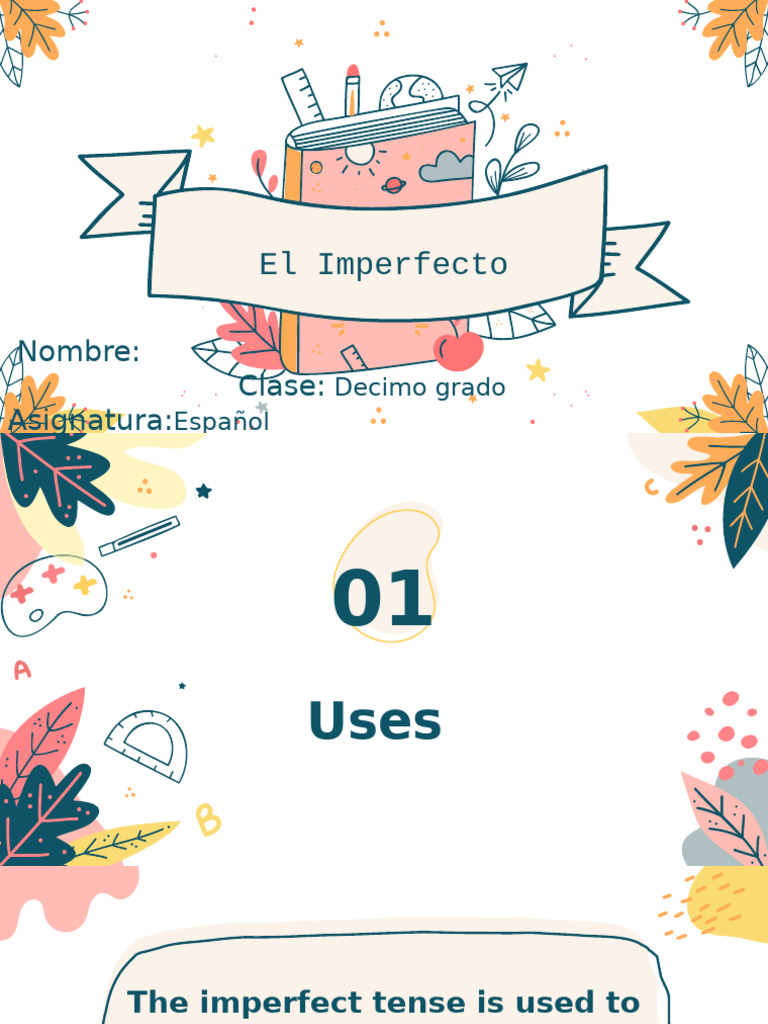 Imperfect tense | PDF