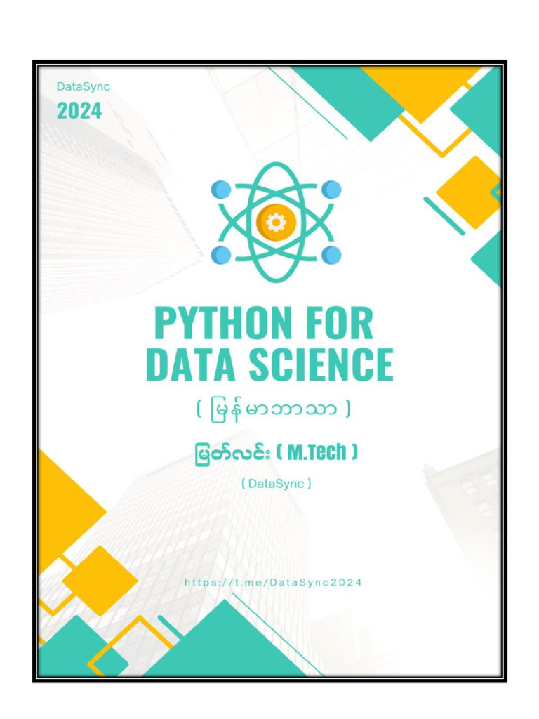 Python for Data Science by Myat Lynn(DataSync) | PDF