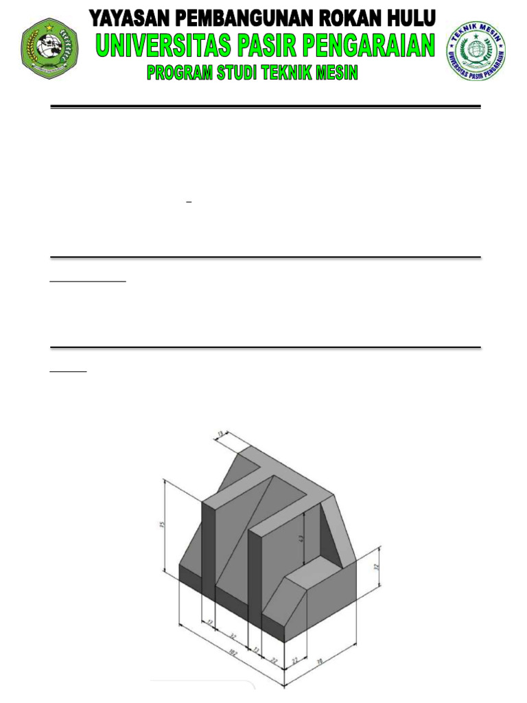 Soal Uts CAD CAM, 2024 | PDF