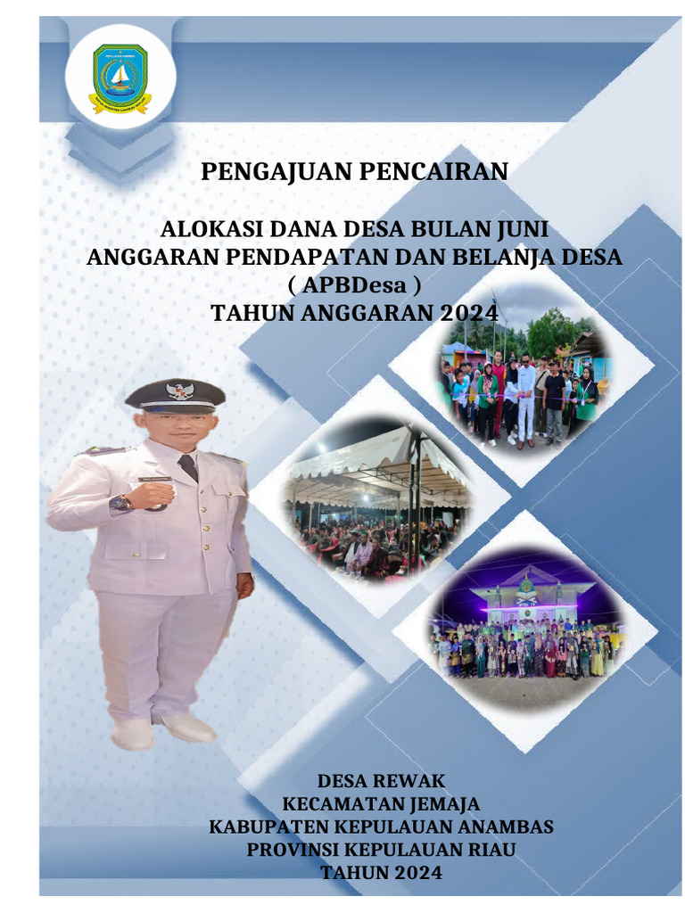 Cover Pengajuan Desa Rewak 2024 1 - 125131 | PDF
