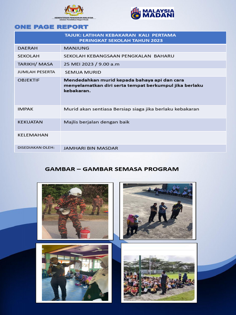 Latihan Kebakaran | PDF