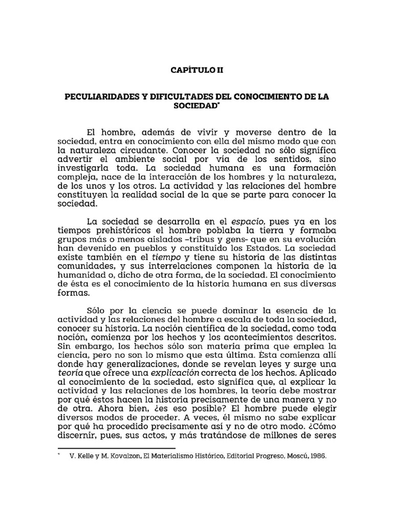 CAPÍTULO II MATERIALISMO HISTORICO - Compressed | PDF