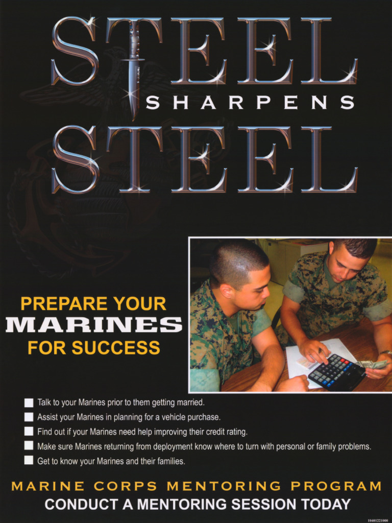 Steel Sharpens Steel Poster PCN 10401221000 | PDF