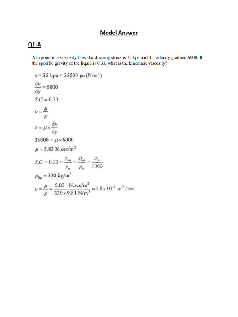 Model Answer | PDF