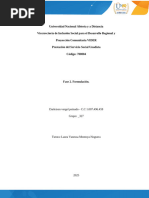 Mapa De Sueños Comunitario Tabla 1 Pdf