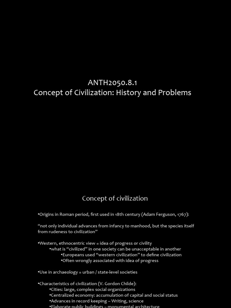 Civilization Concepts and City Dynamics | PDF | Civilization