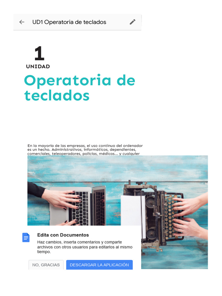 UD1 Operatoria de Teclados | PDF | Ventana (informática) | Teclado