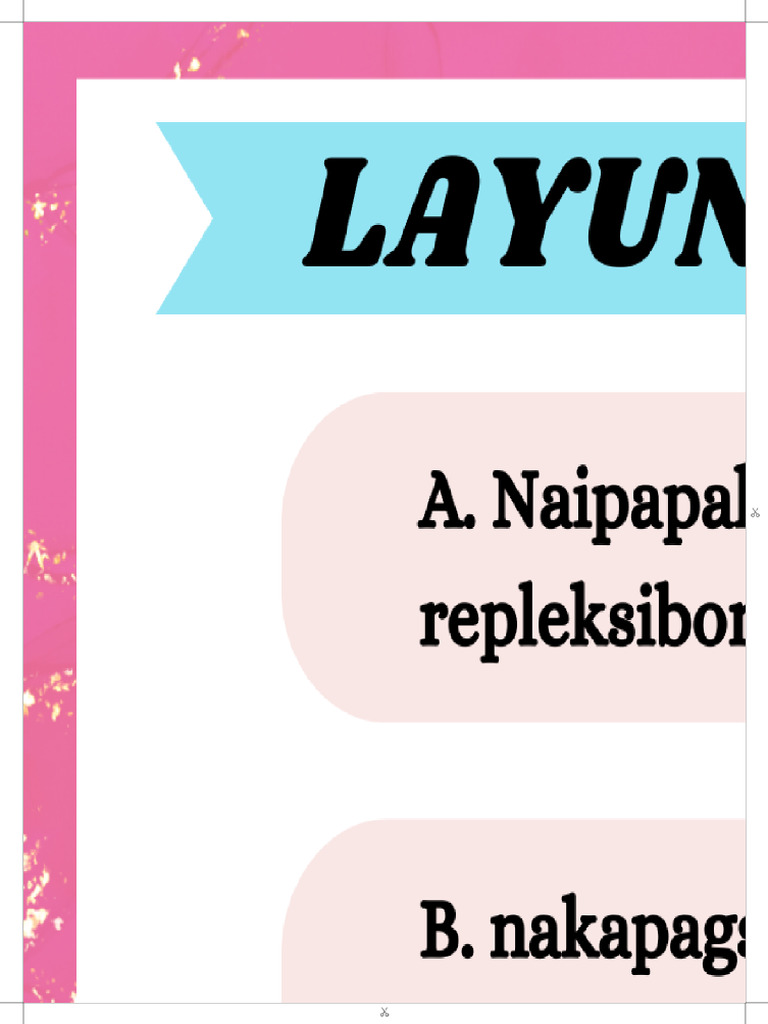 layunin | PDF