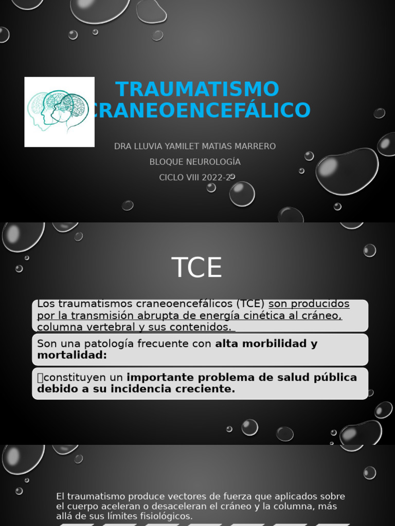 Traumatismo Craneal: Diagnóstico y Manejo | PDF | Lesión cerebral ...