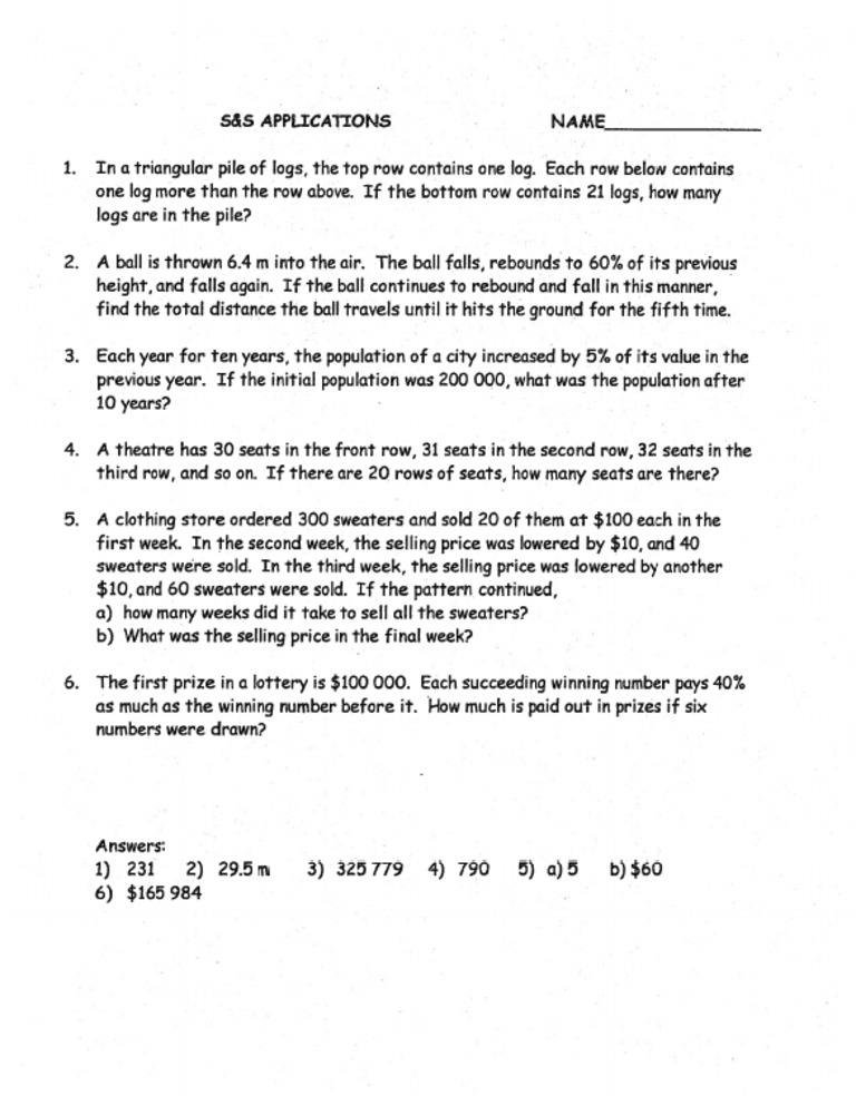 04c. S&S Applications Handout | PDF