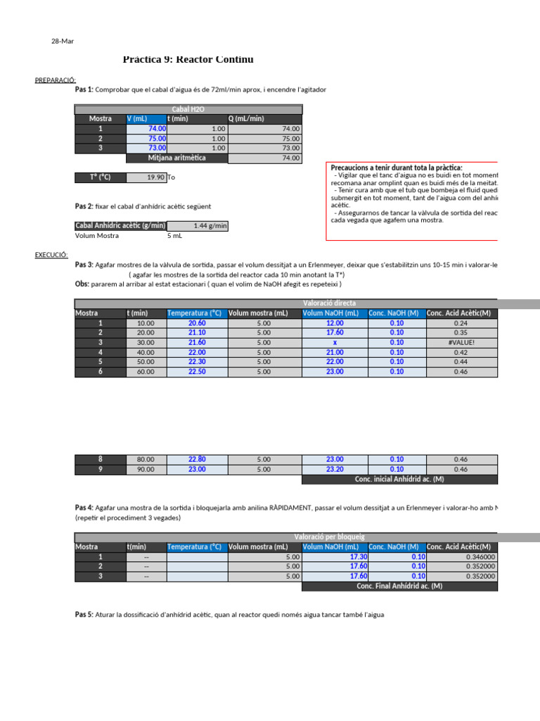 Reactor Contínu Grups (1) | PDF
