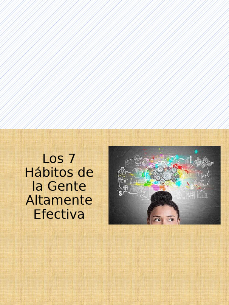 7 Habitos de La Gente Altamente Efectiva | PDF | Mente | Experiencia