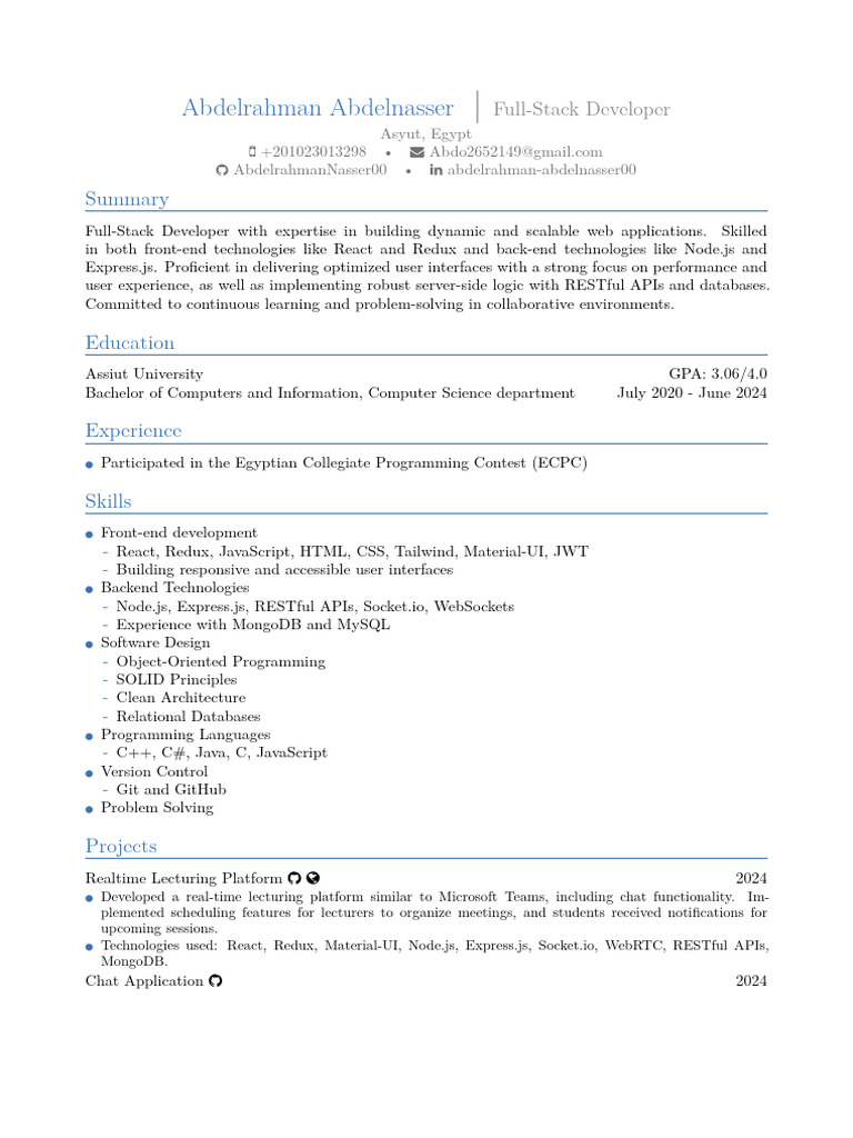Abdelrahman-Abdelnasser | PDF | Java Script | Computing