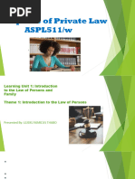 Understanding the Law of Persons | PDF | Precedent | Common Law