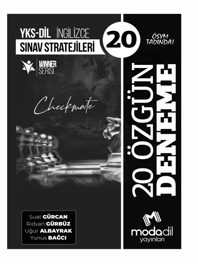 YKSDİL 20 · Checkmate · 20 Özgün Deneme_250225_130542 | PDF