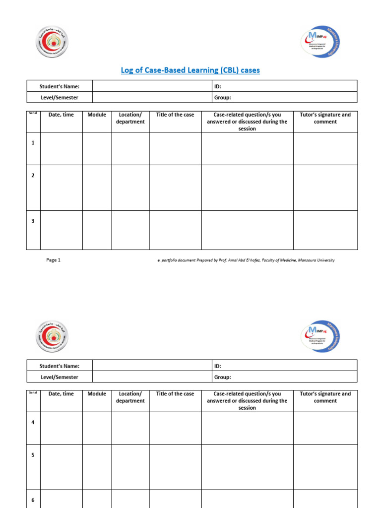 3Log of CBL cases Copy | PDF