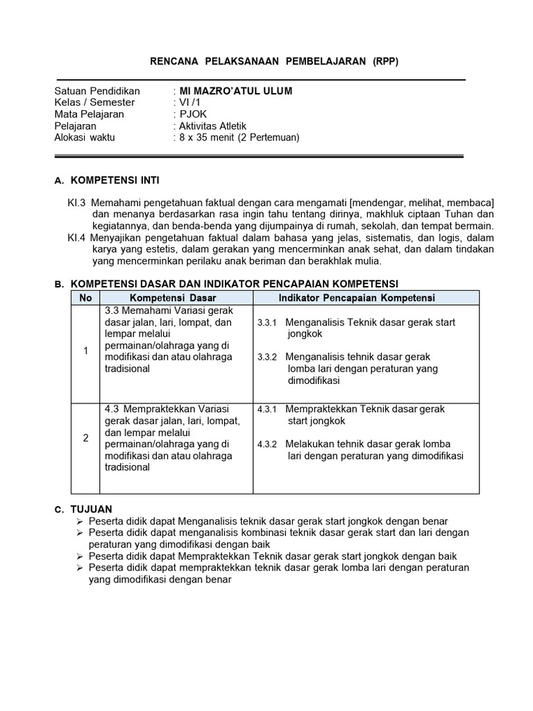 Perangkat Pembelajaran Semester Ganjil Tp. 2022-2023 | PDF