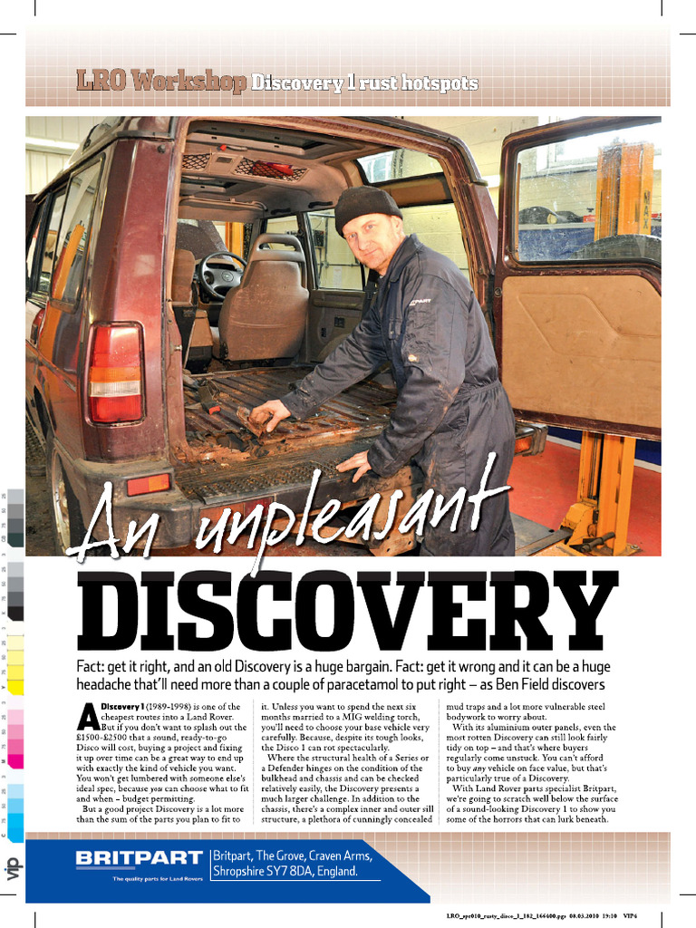 How To - Spot Discovery 1 Rust Hot Spots | PDF