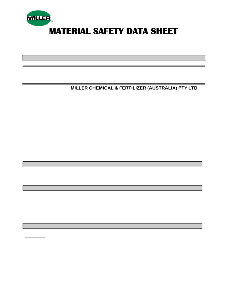 Mist-control (Revised Formula) | PDF | Dangerous Goods | Personal ...