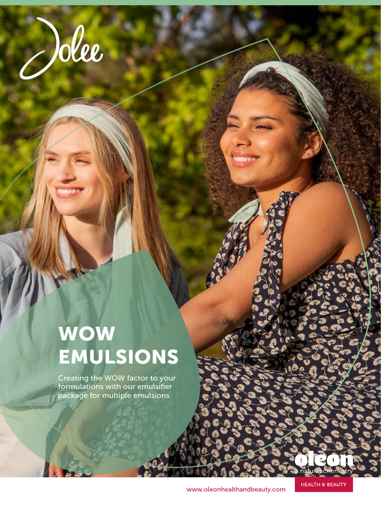 Oln016 Multipleemulsions Brochure Web | PDF | Emulsion | Phase (Matter)