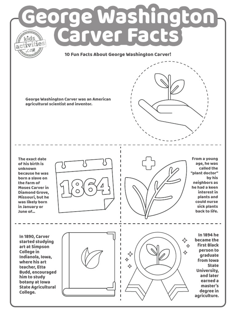 George Washington Carver: Key Facts | PDF | Agriculture