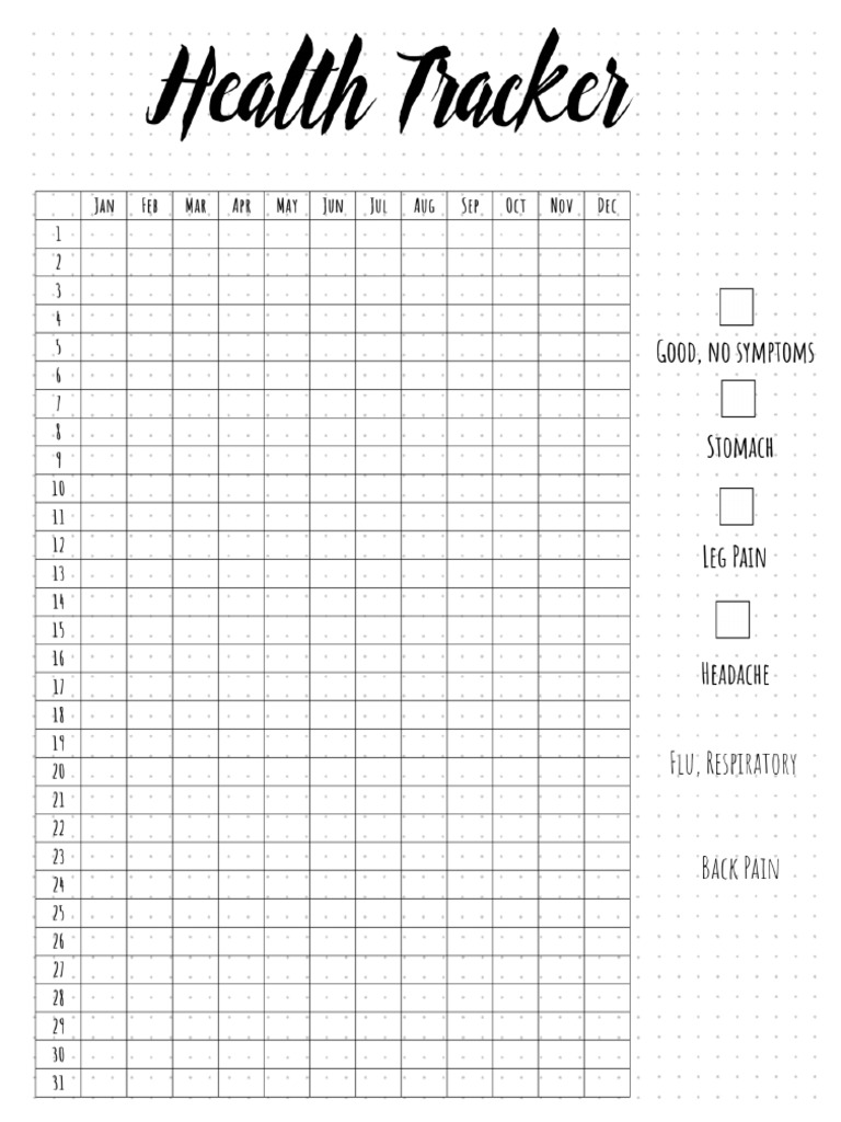 Health Tracker | PDF