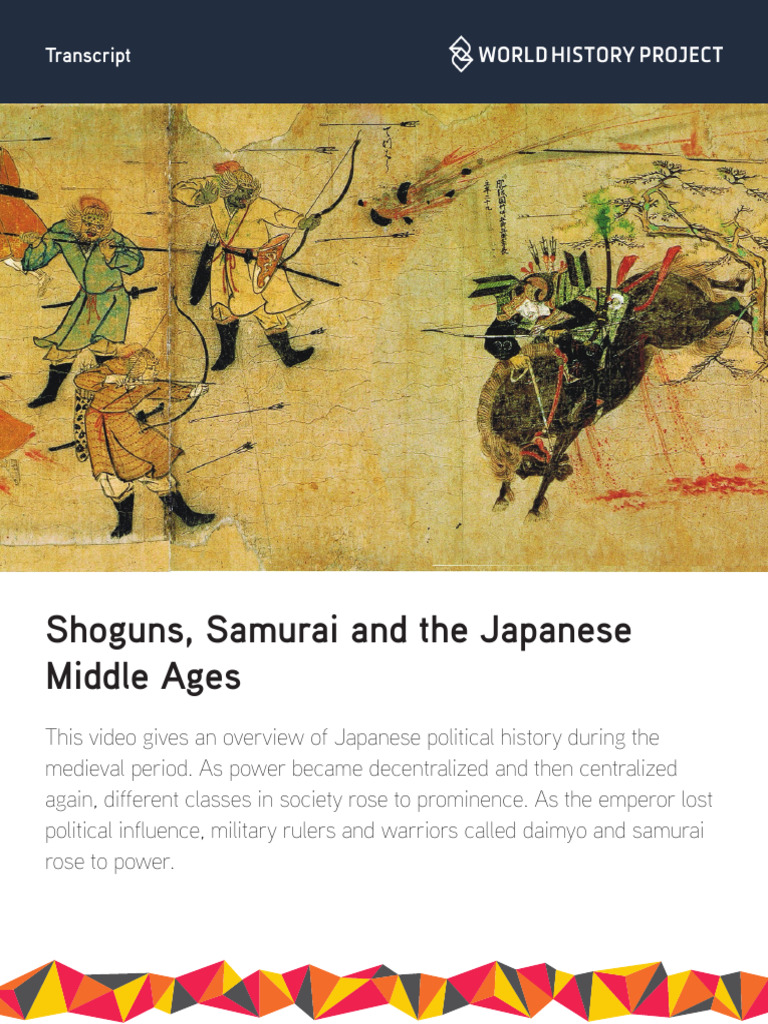 Shoguns-Samurai-and-the-Japanese-Middle-Ages | PDF | Shogun | Samurai