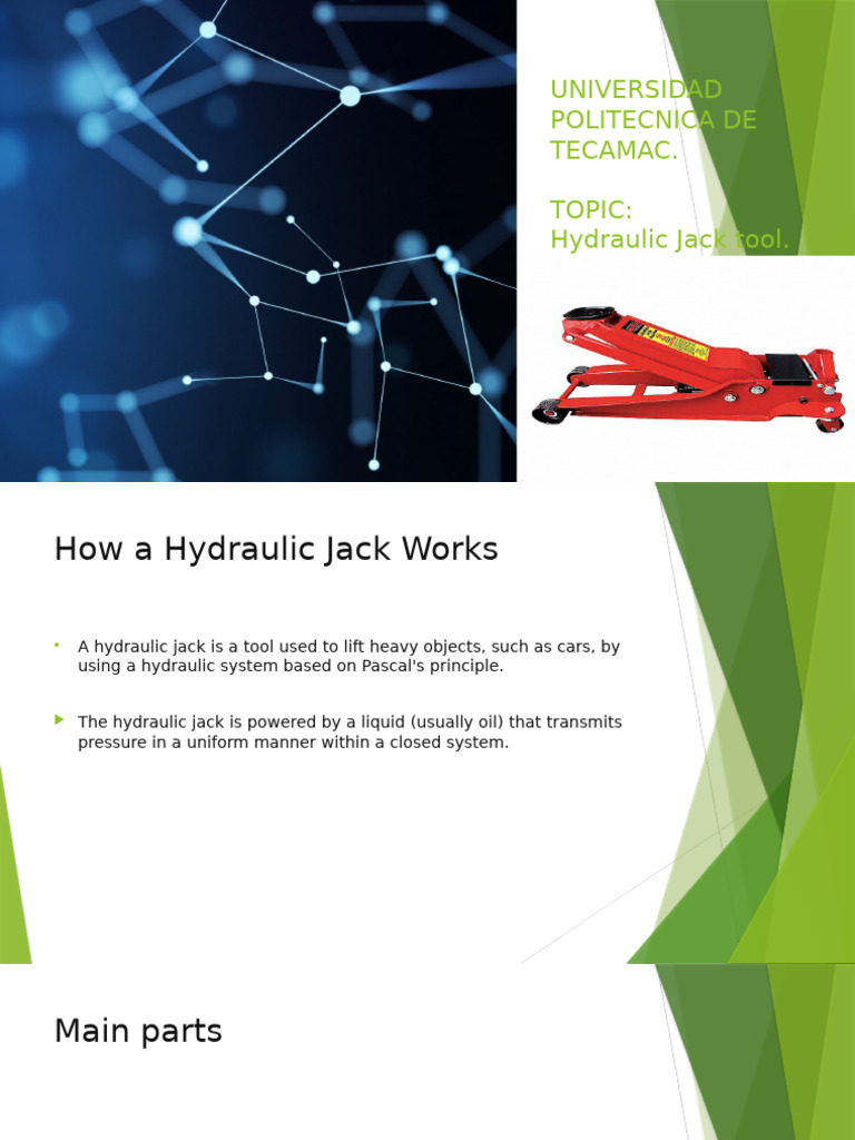 How Hydraulic Jacks Work and Their Benefits | PDF