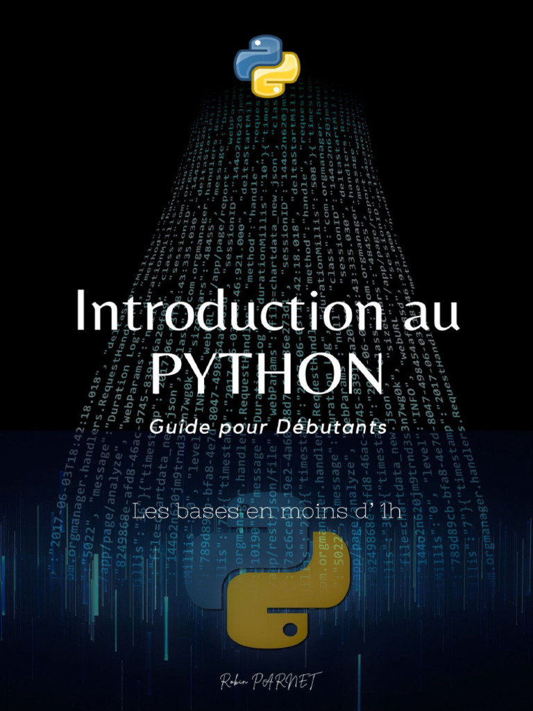 Robin_Parnet_Introduction_au_Python_Un_Guide_pour_Debutants_ | PDF | Classe (informatique ...