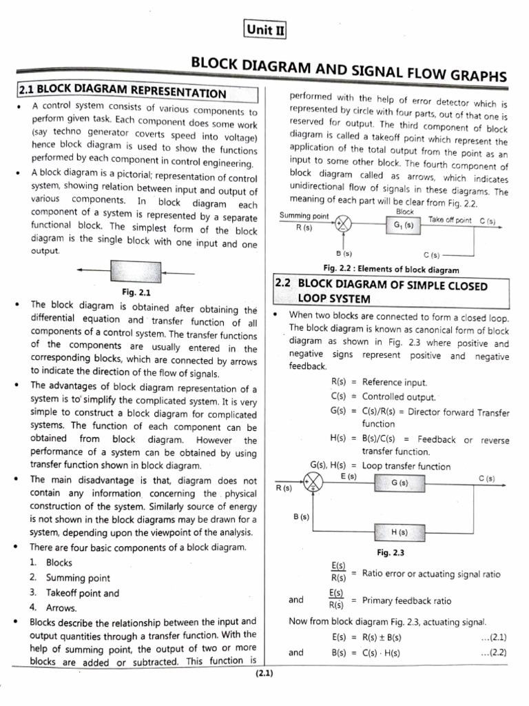 Block Diagram and SFG | PDF | Electronics | Control Theory