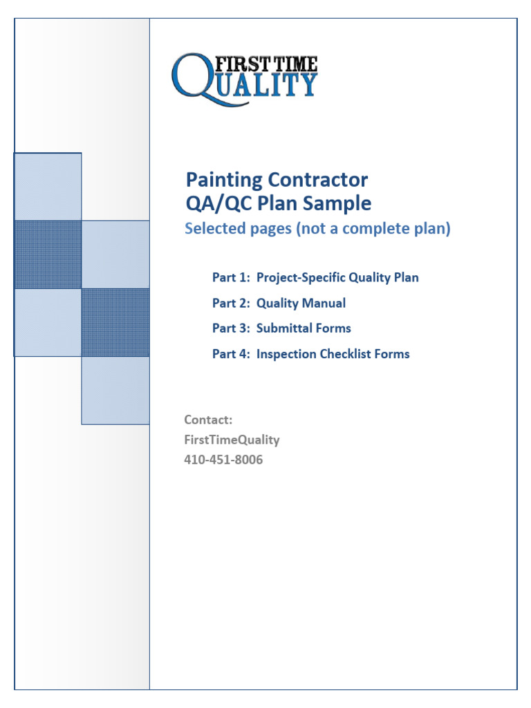 950 Painting-Comprehensive Quality-Plan Sample | PDF | Specification (Technical Standard ...
