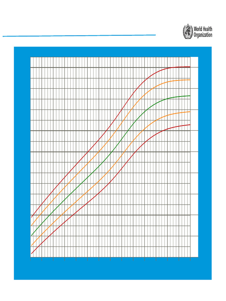 OMS. Altura Para Idade Meninos . 5-19 Anos. Em Percentil. | PDF