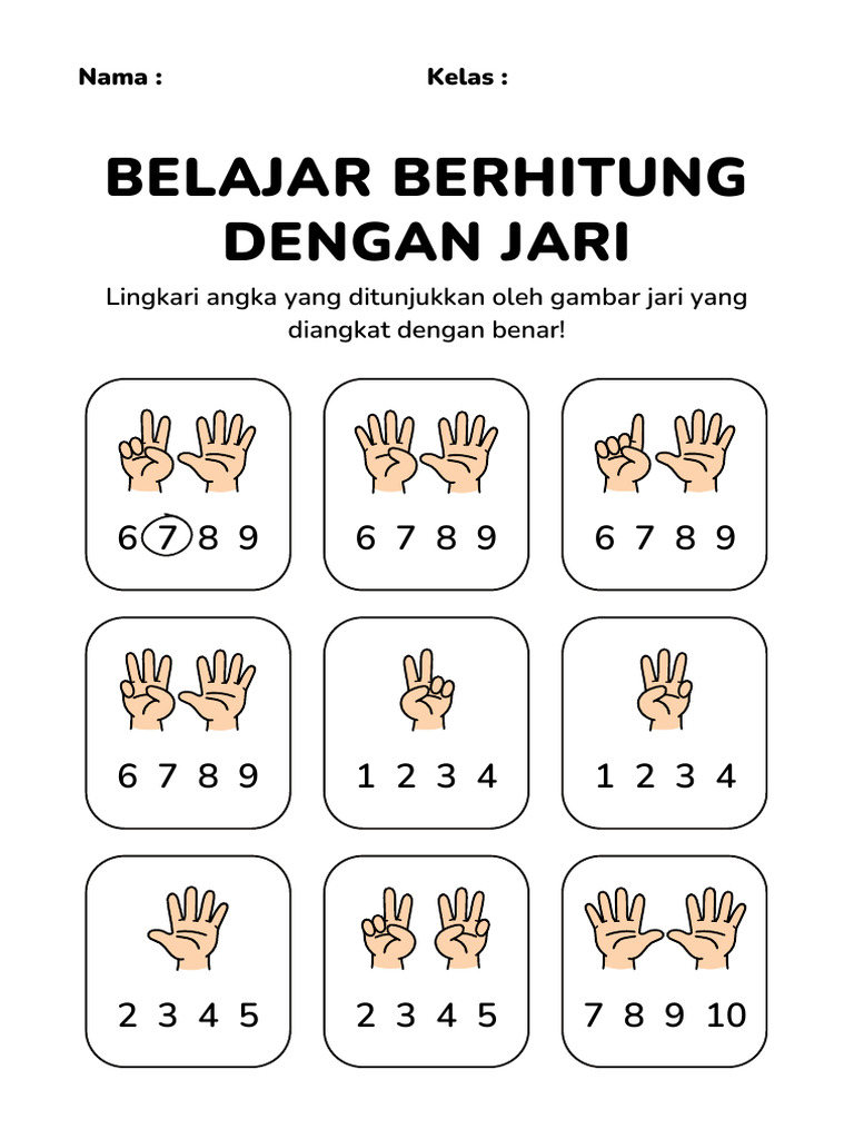 Hitung Jari PDF | PDF